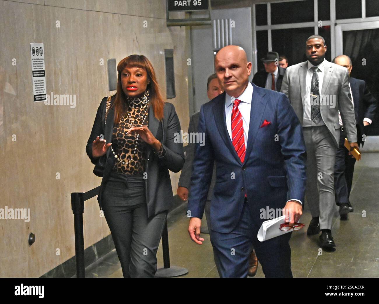 New York, USA. 19th Dec, 2024. Ingrid Lewis Martin, former chief ...