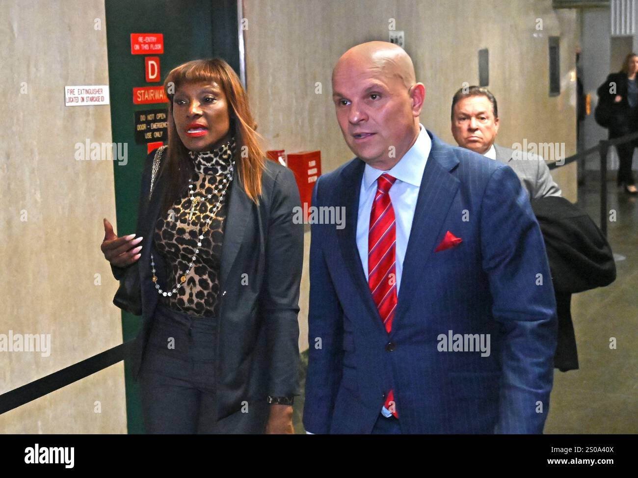 New York, USA. 19th Dec, 2024. Ingrid Lewis Martin, former chief ...