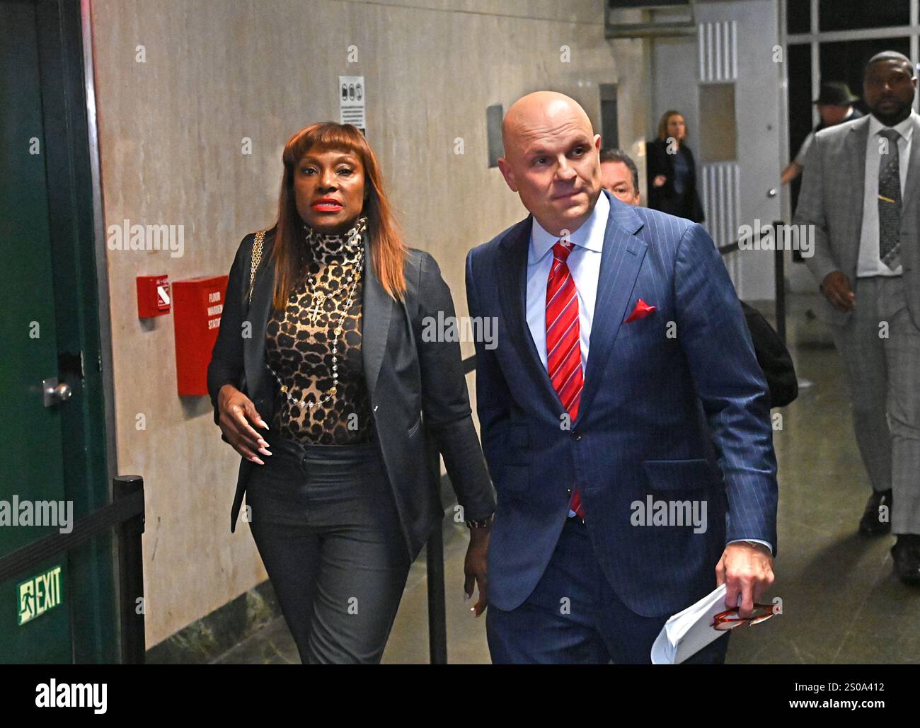 New York, USA. 19th Dec, 2024. Ingrid Lewis Martin, former chief ...