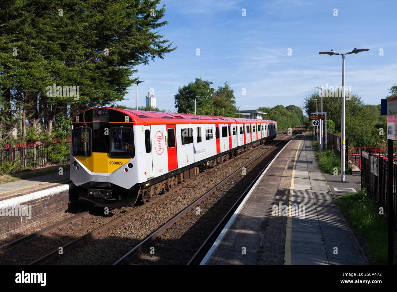 Transport For Wales class 230 D-train diesel battery electric multiple unit running on the ...