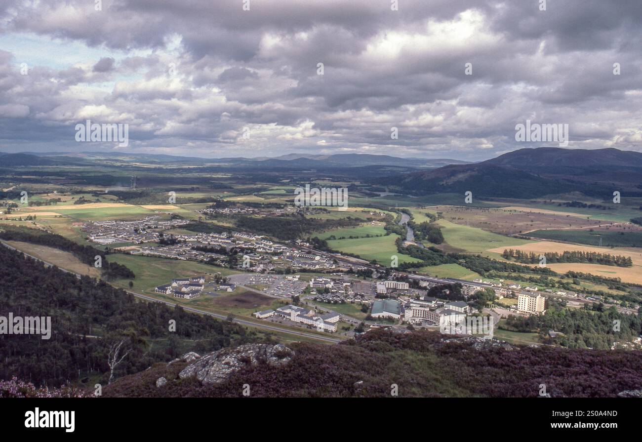 View over Aviemore, 1982 Stock Photo - Alamy