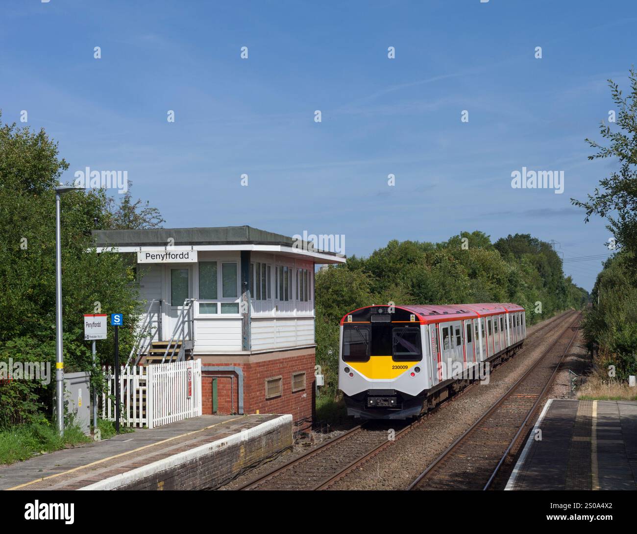 11/08/2024 Penyffordd 230009 2F72 1104 Wrexham Central to Bidston Stock ...