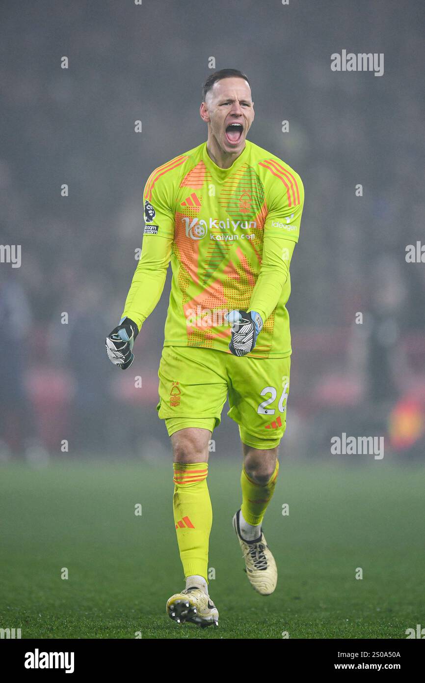 The City Ground, Nottingham, UK. 26th Dec, 2024. Premier League ...