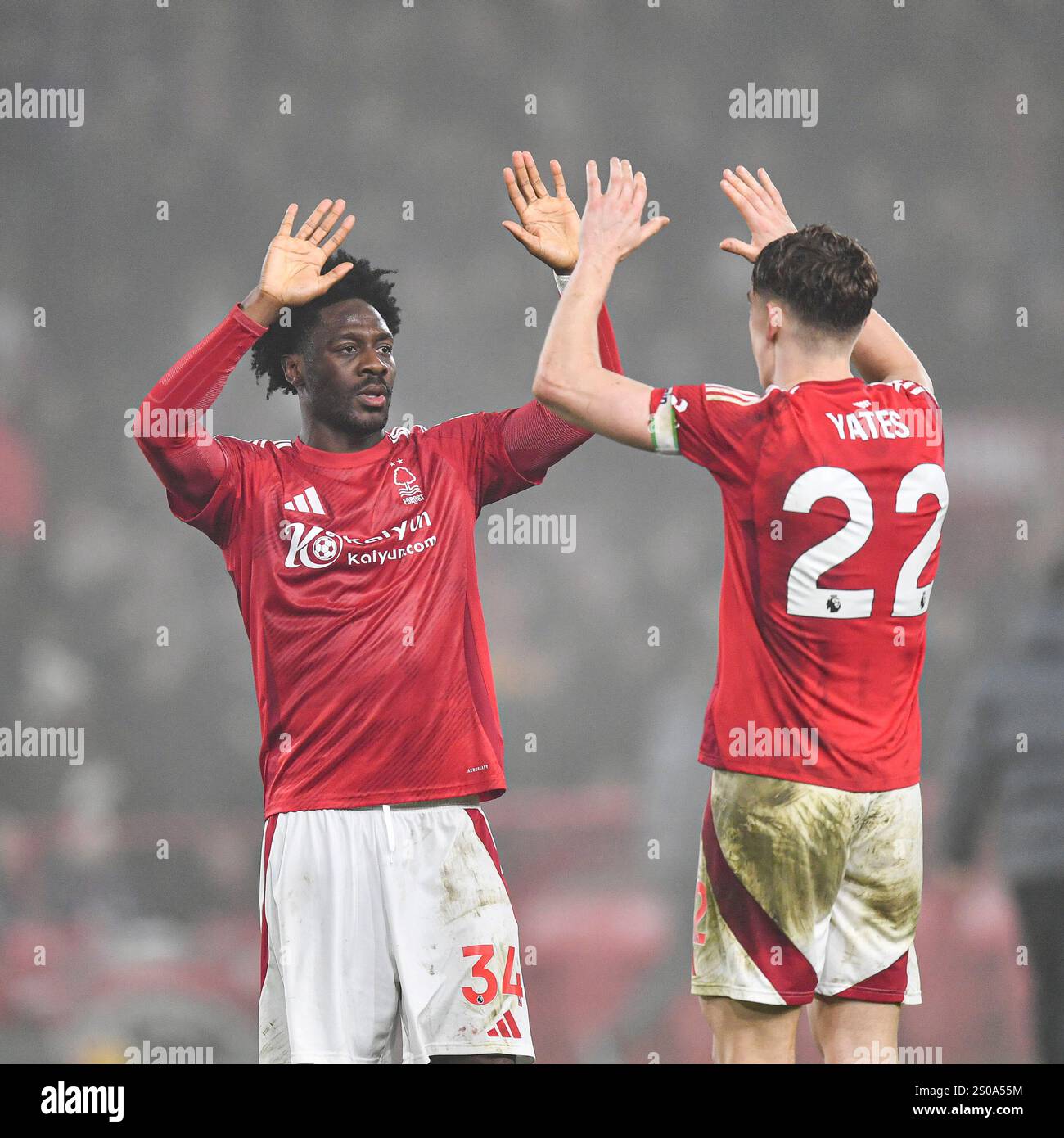 The City Ground, Nottingham, UK. 26th Dec, 2024. Premier League ...