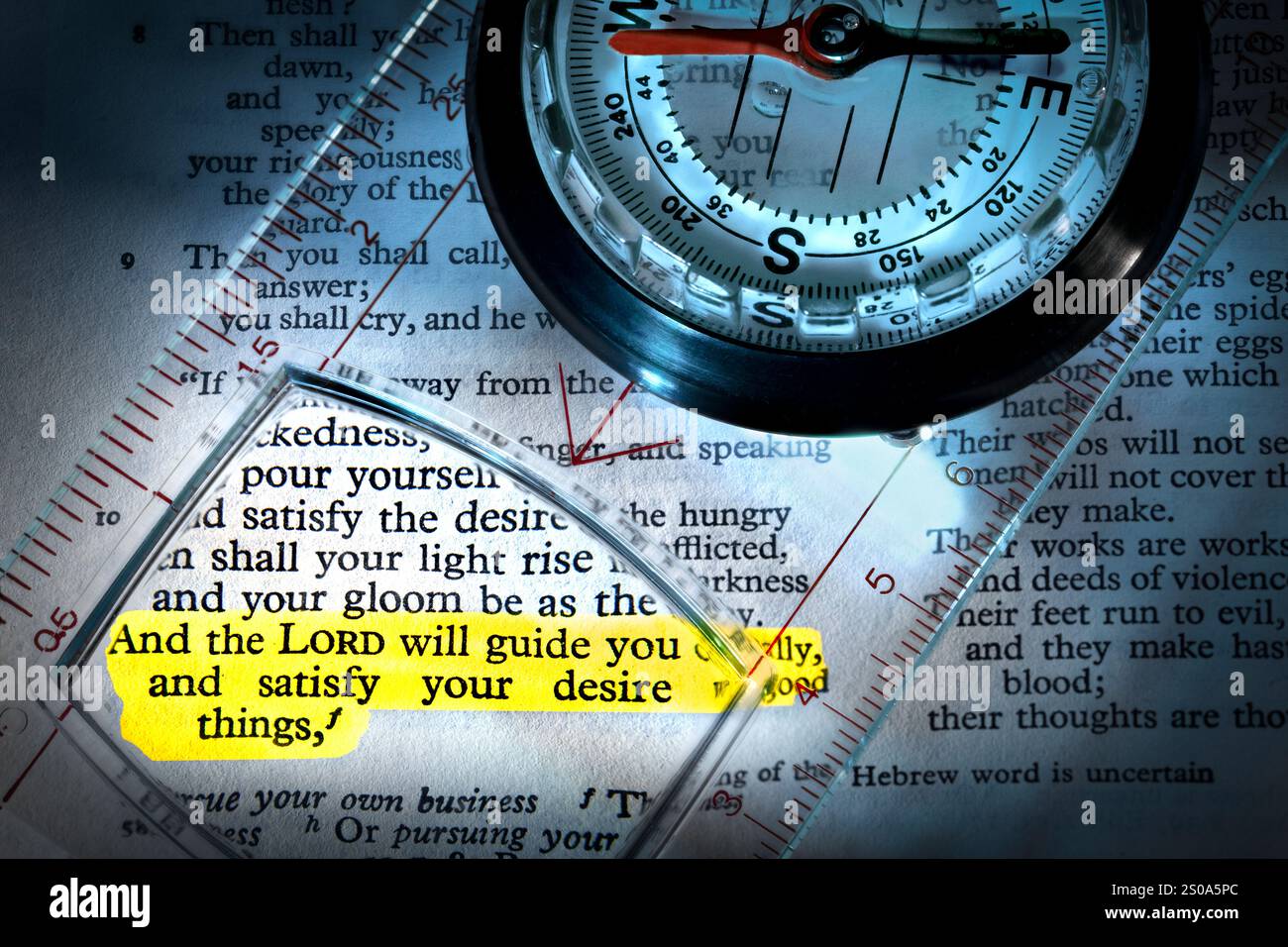 Verse highlighted hi-res stock photography and images - Alamy