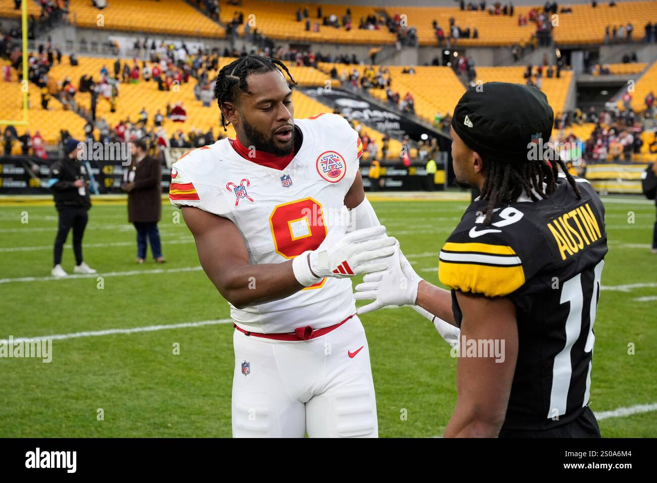 Pittsburgh, Pa, USA. 25th Dec, 2024. December 25, 2024: JuJu Smith ...