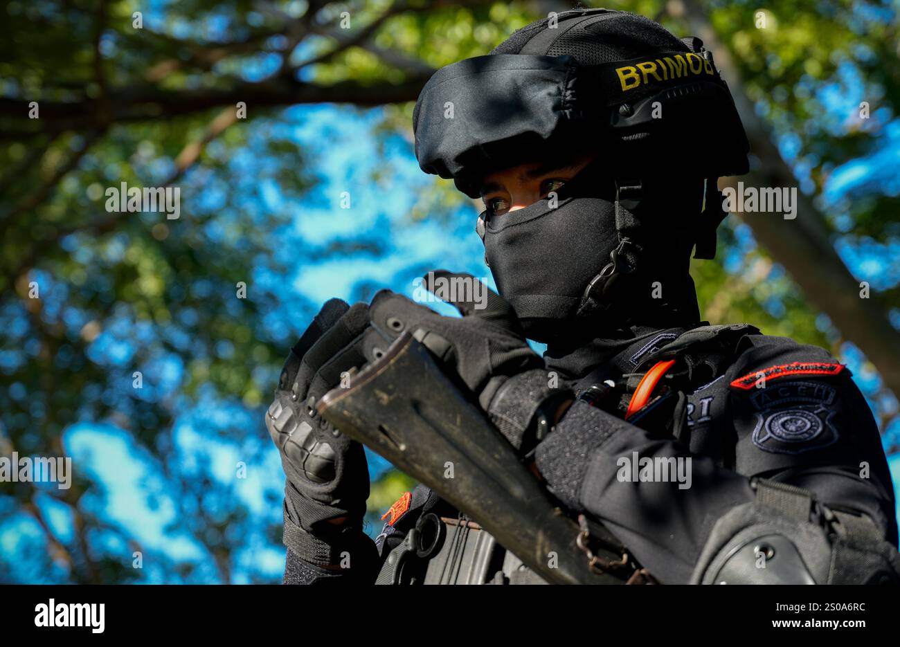 Brimob unit hi-res stock photography and images - Alamy