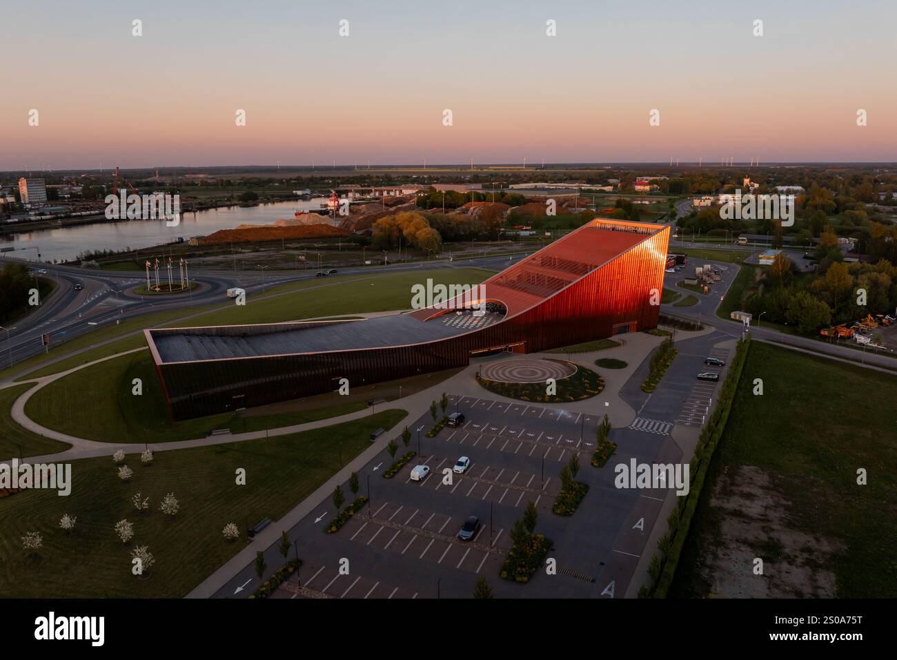 The Ventspils Science and Innovation Centre in Latvia features dynamic ...