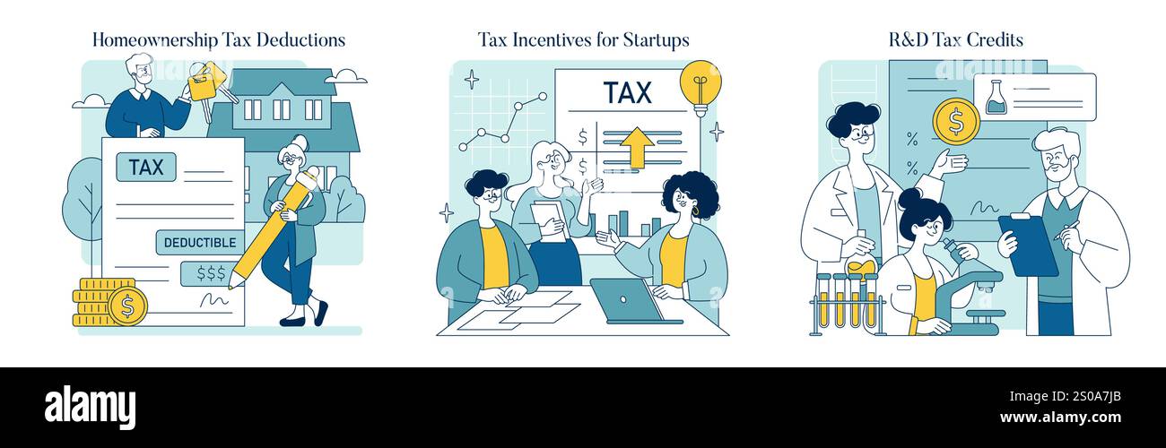Tax credit credits Stock Vector Images - Alamy