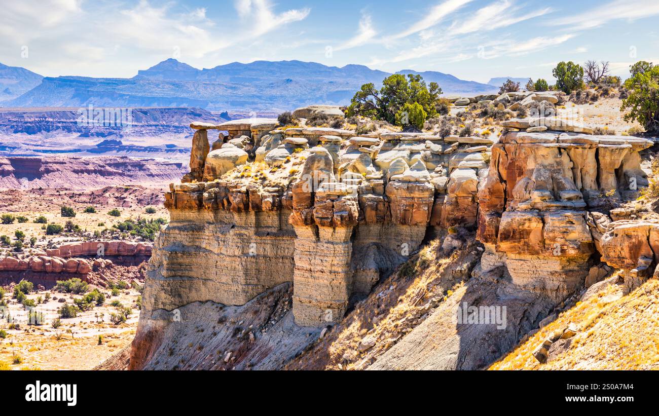 Sand Bench view area in the San Rafael Swell, Utah Stock Photo - Alamy