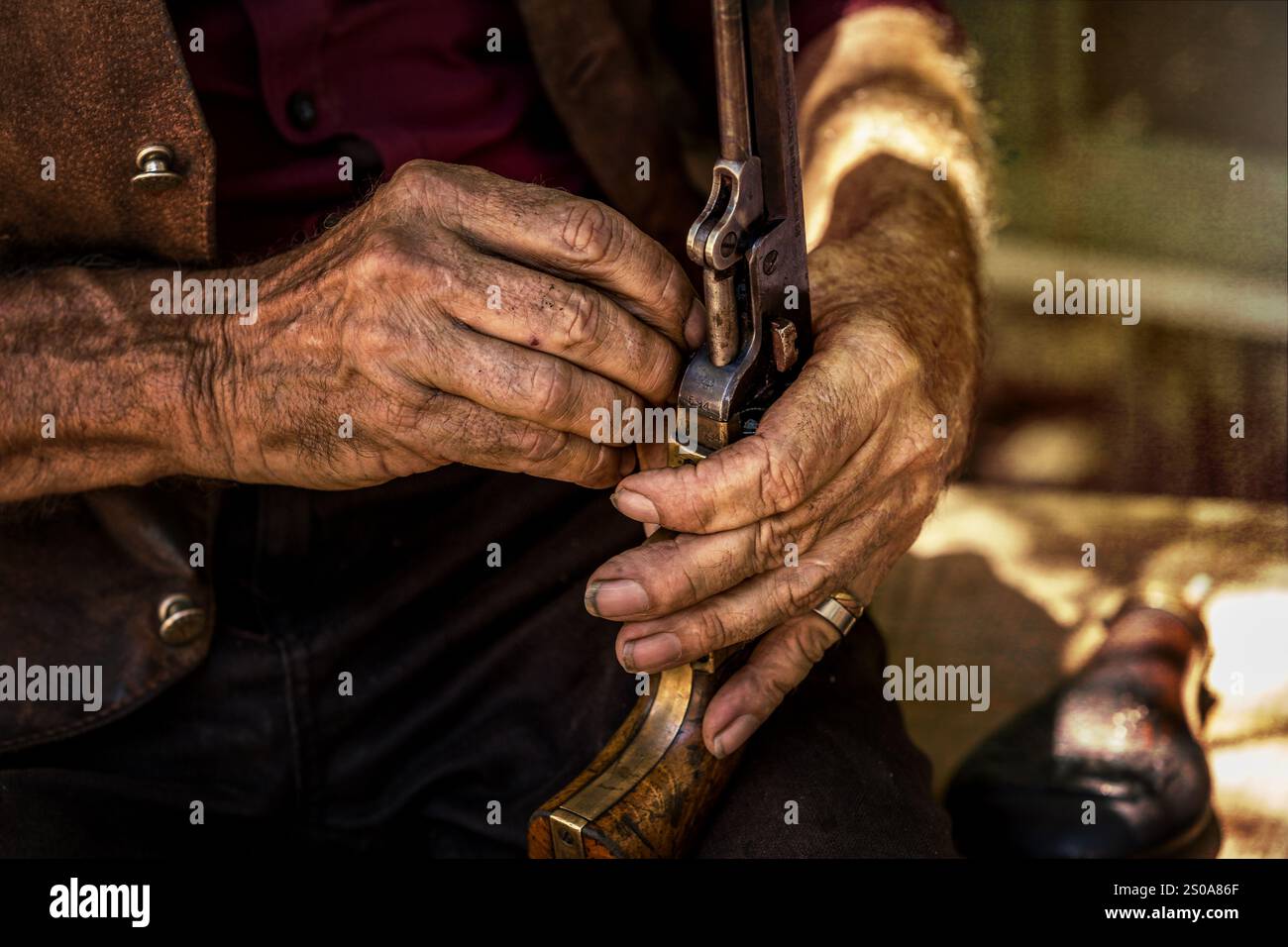 Gun powder holder hi-res stock photography and images - Alamy