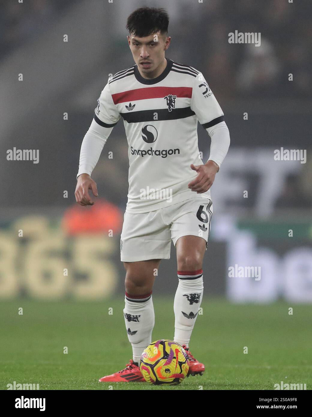 Lisandro Martínez of Manchester United during the Premier League match ...