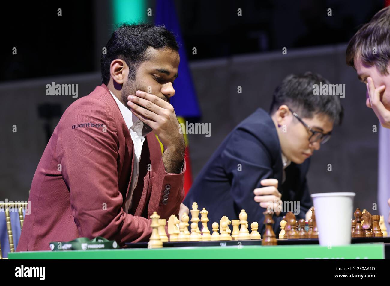 New York, Newyork, USA. 26th Dec, 2024. ARUN ERIGAISI in action during ...