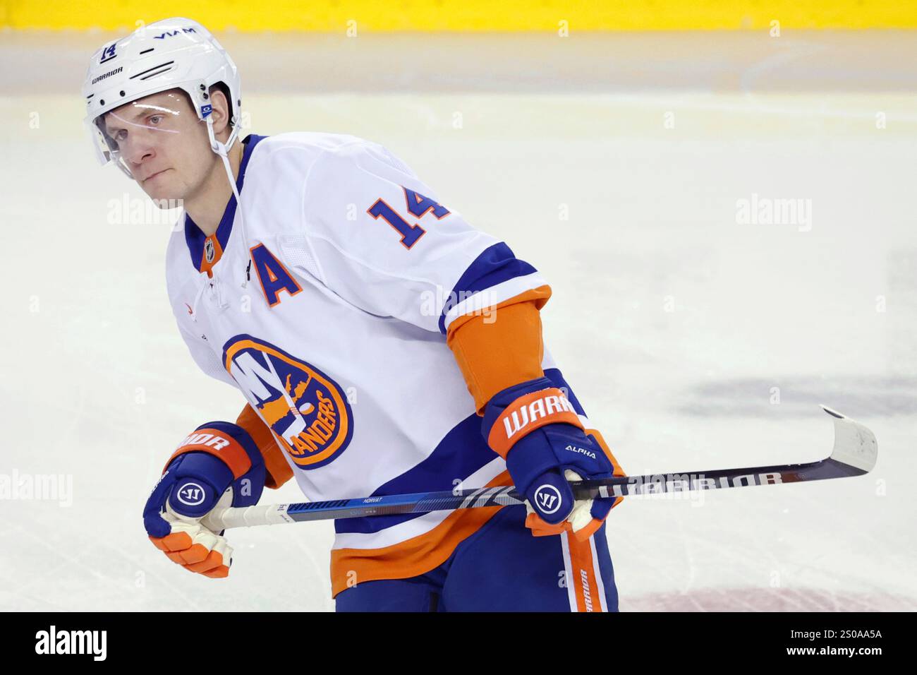 Profile photo on New York Islanders C Bo Horvat during an NHL (National ...