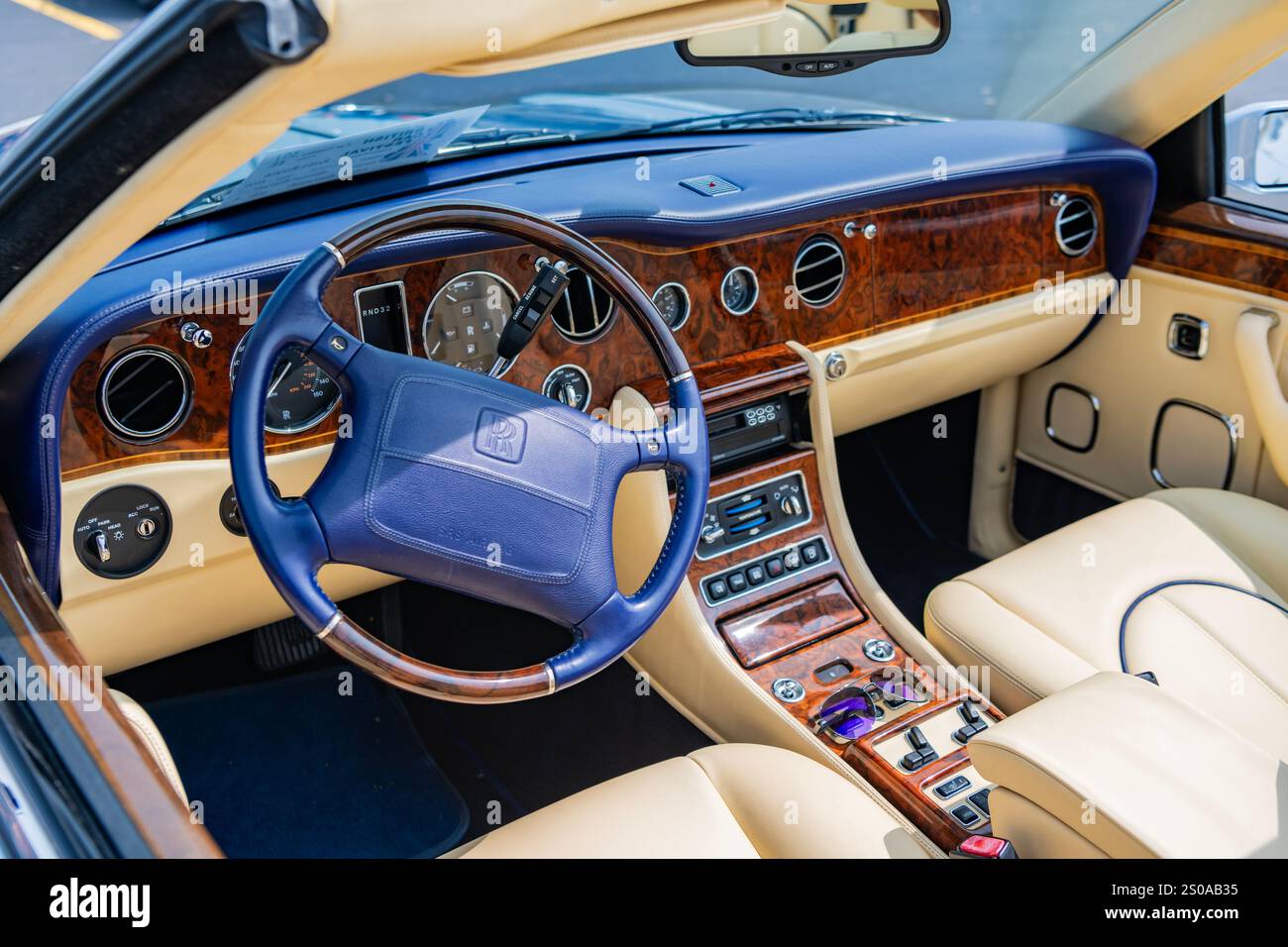 Chicago, Illinois, USA - September 08, 2024: 2001 Rolls-Royce Corniche ...