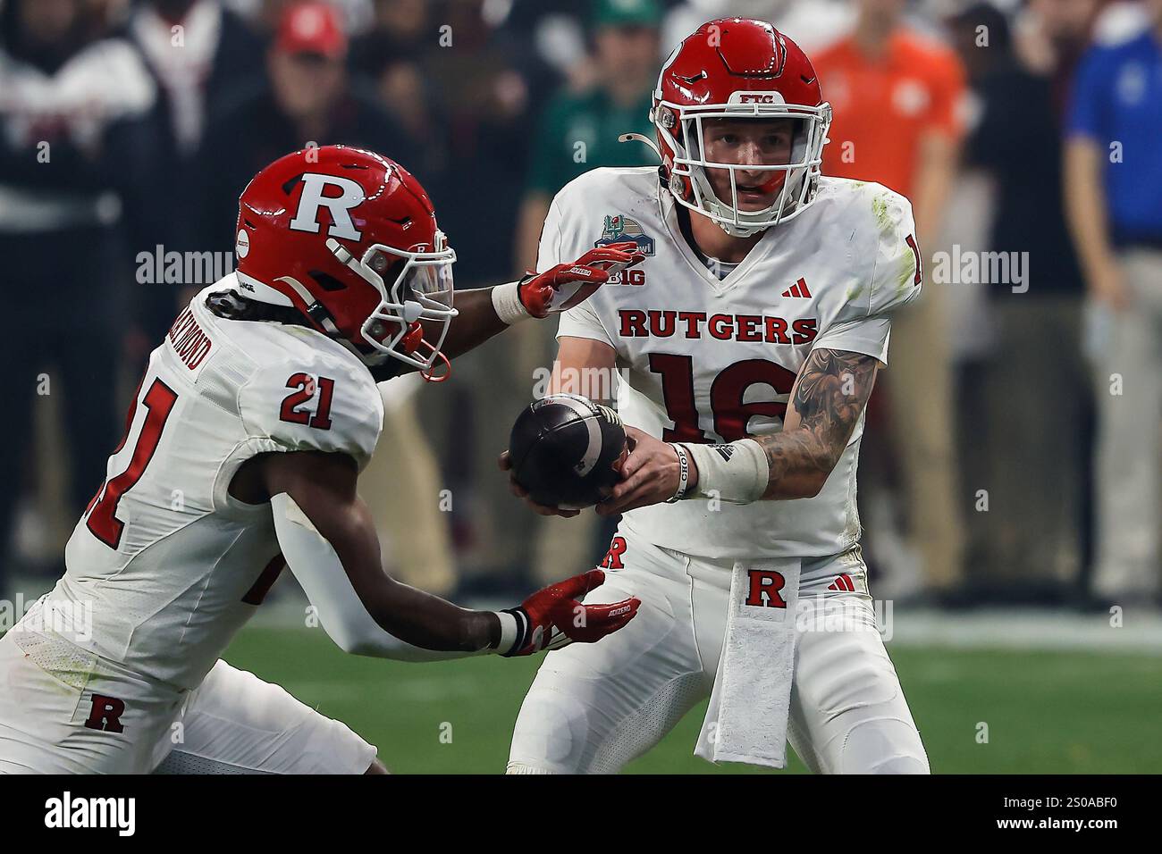 PHOENIX, AZ - DECEMBER 26: Rutgers Scarlet Knights quarterback Athan ...