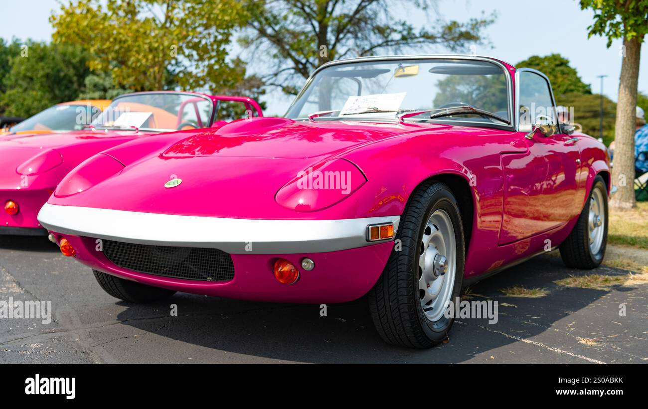 Chicago, Illinois, USA - September 08, 2024: Lotus Elan sportscar ...