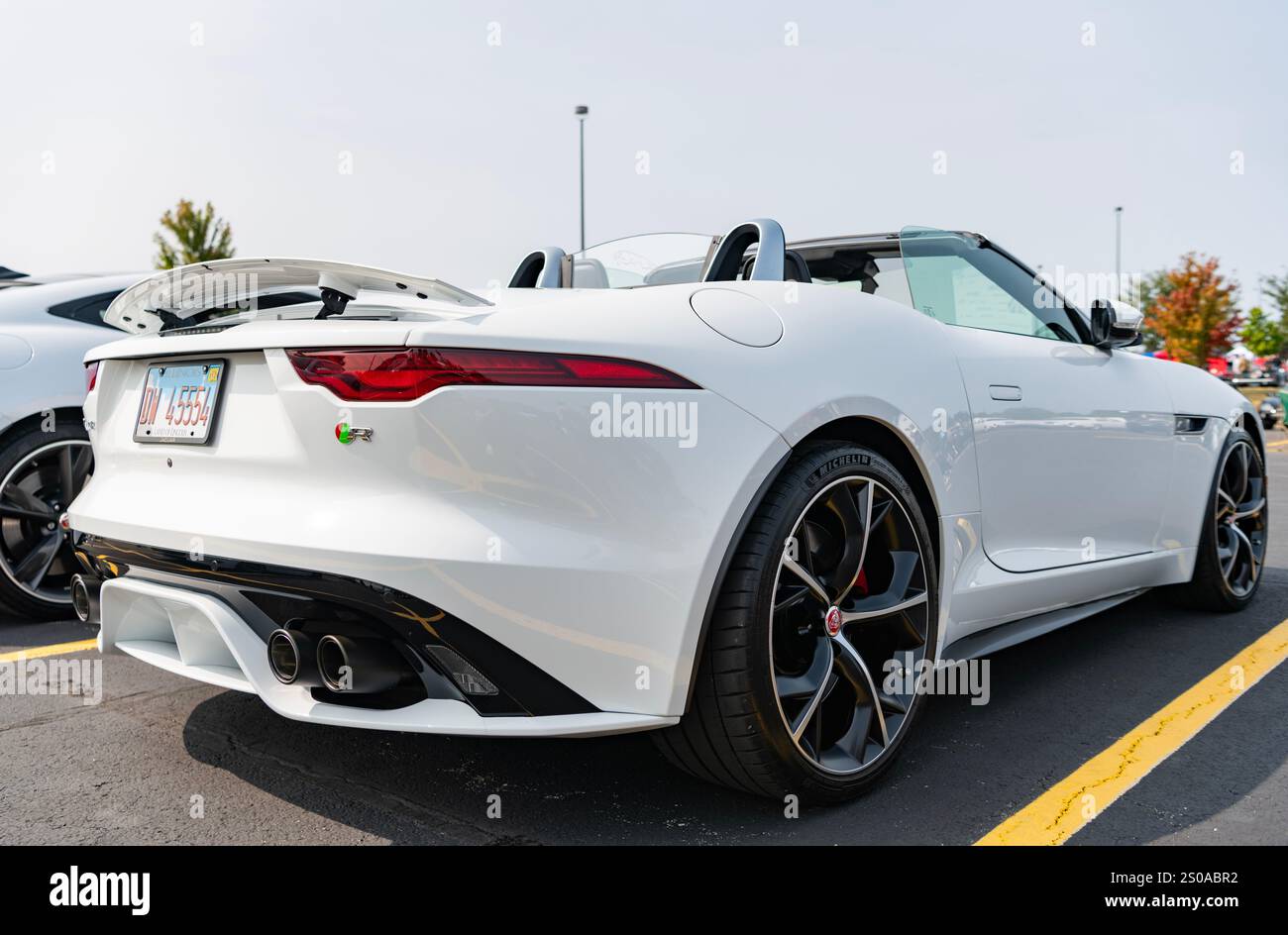 Chicago, Illinois, USA - September 08, 2024: Jaguar F-TYPE R75 AWD ...