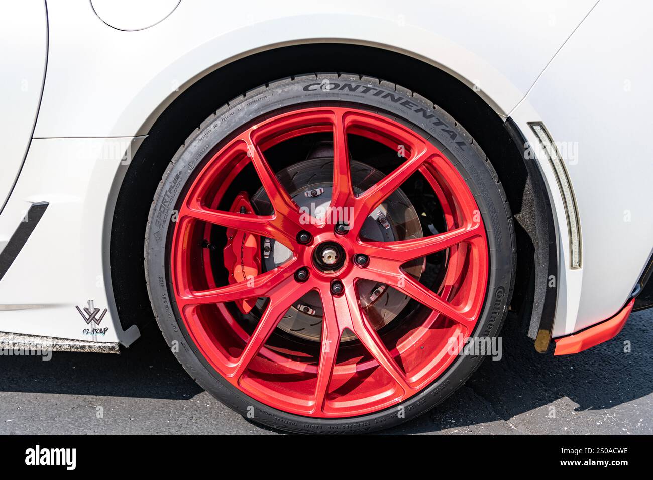 Chicago, Illinois, USA - September 08, 2024: Chevrolet Corvette C7 ...