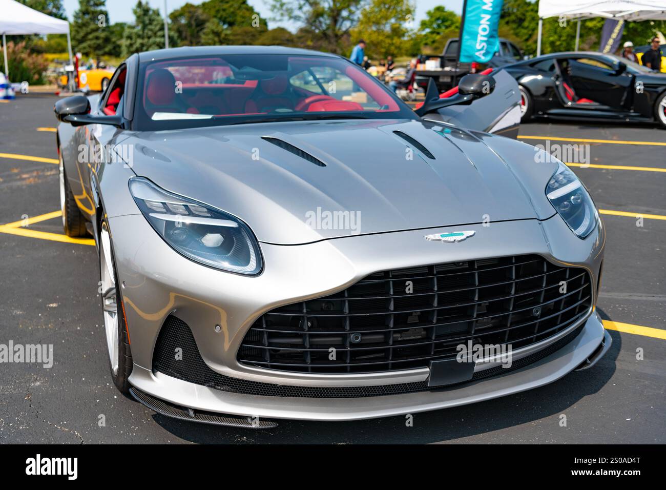 Chicago, Illinois, USA - September 08, 2024: 2008 Aston Martin DB12 ...