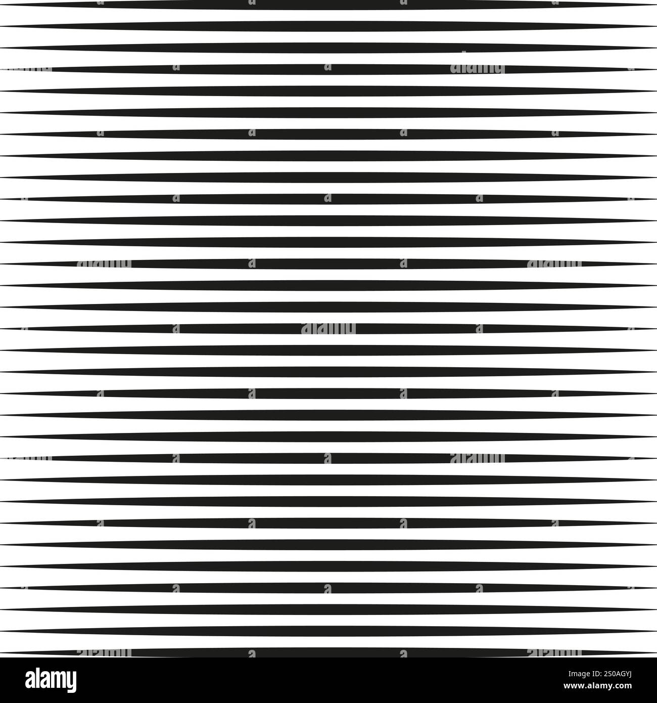 Horizontal stripes background. Black and white pattern. Gradual line variation. Monochrome ...