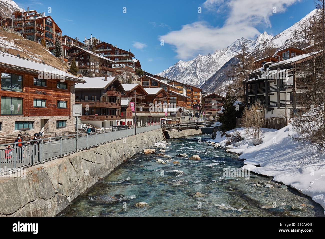 Streets of Zermatt, Switzerland Stock Photo - Alamy