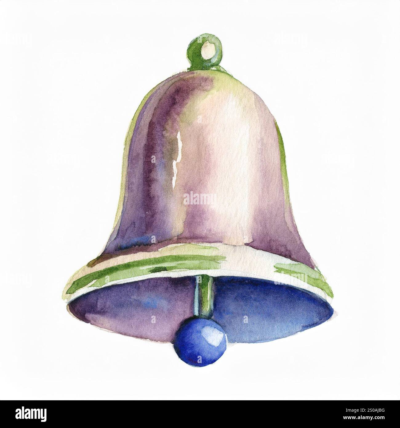 Watercolor Style Ring Bell Concept Stock Photo - Alamy