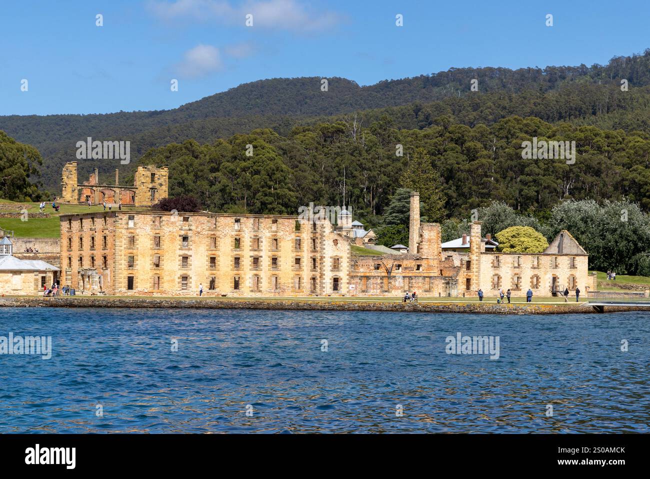 Port Arthur penitentiary and former penal colony now an open air museum ...