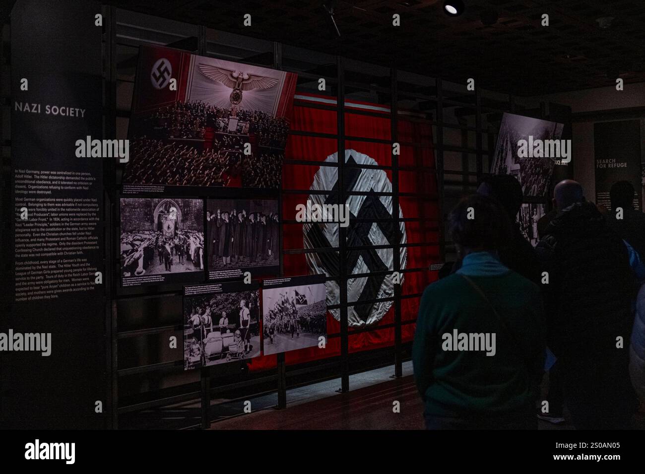 People visit the United States Holocaust Memorial Museum in Washington ...