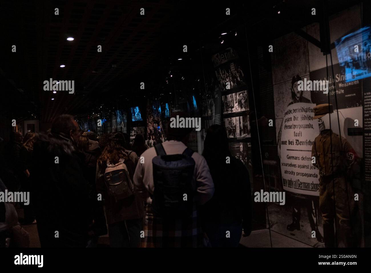 People visit the United States Holocaust Memorial Museum in Washington ...