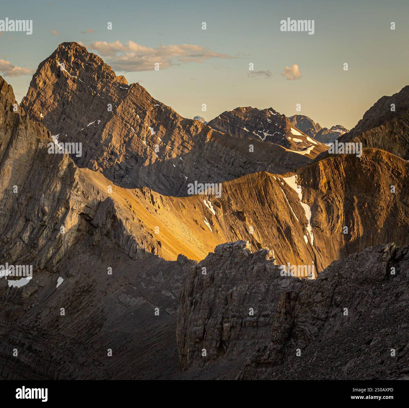 Views while hiking Tent Ridge in Alberta's Kananaskis Country Stock ...
