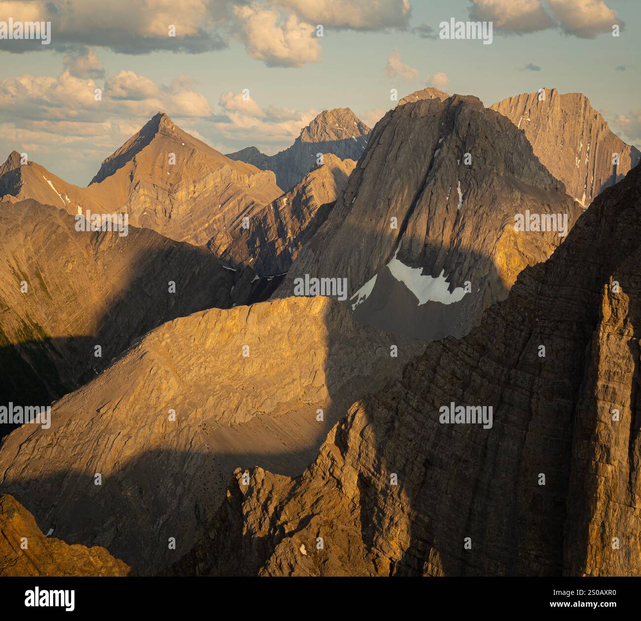 Views while hiking Tent Ridge in Alberta's Kananaskis Country Stock ...
