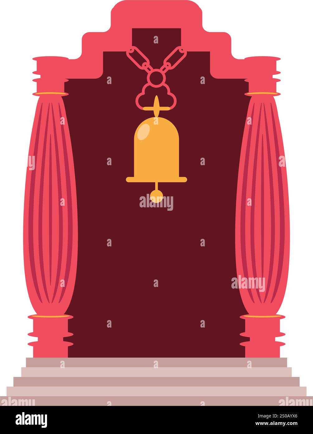 durga temple bell Stock Vector Image & Art - Alamy