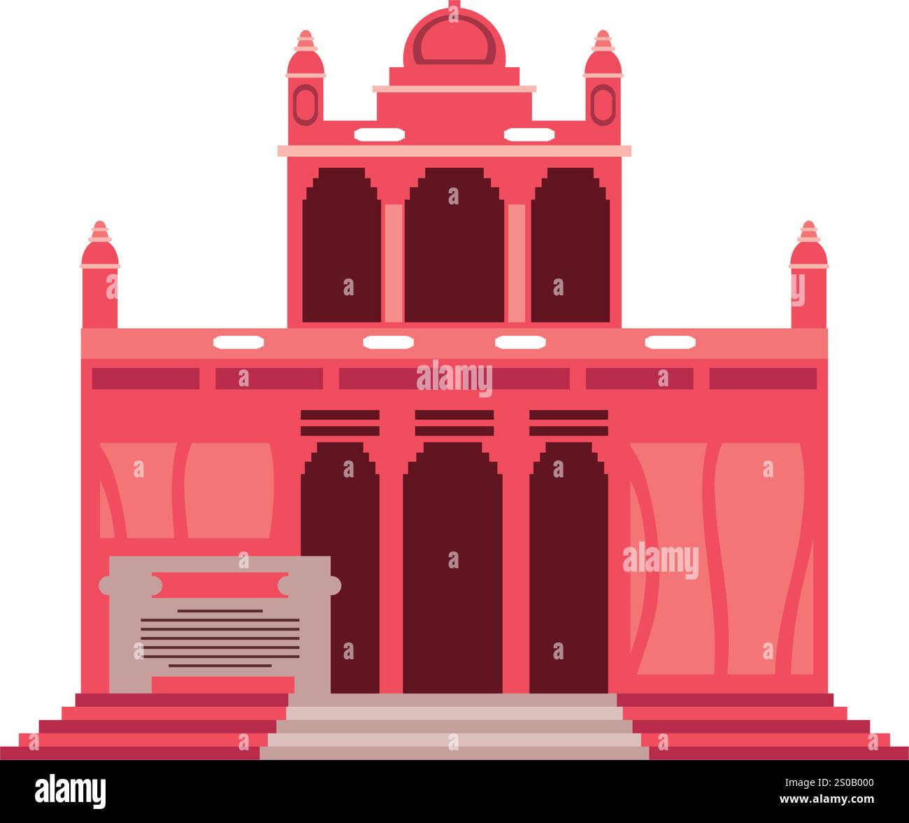 durga temple front view Stock Vector Image & Art - Alamy