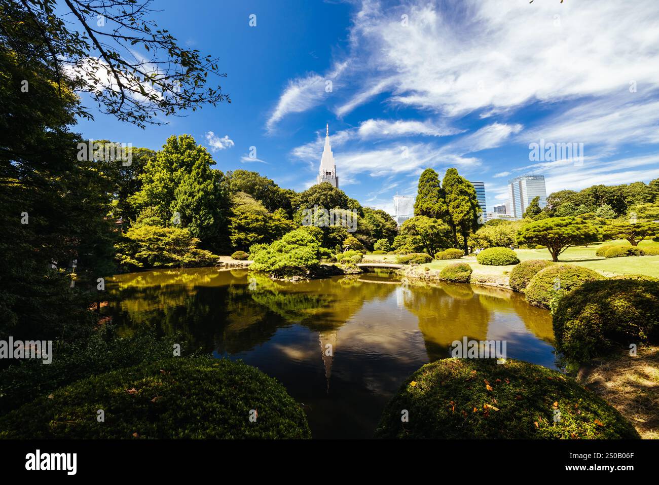 Shinjuku Gyoen National Garden in Tokyo Japan Stock Photo - Alamy
