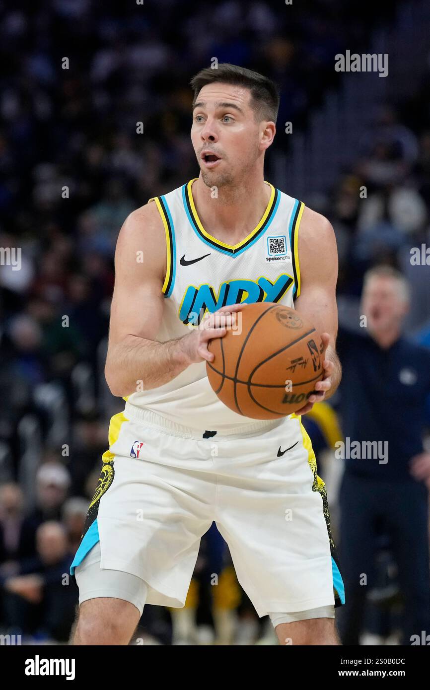 Indiana Pacers guard T.J. McConnell during an NBA basketball game ...
