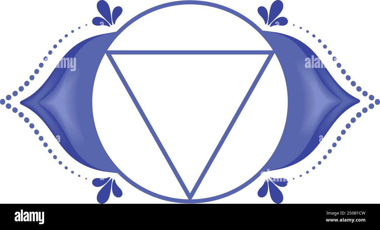 ajna third eye chakra icon Stock Vector Image & Art - Alamy