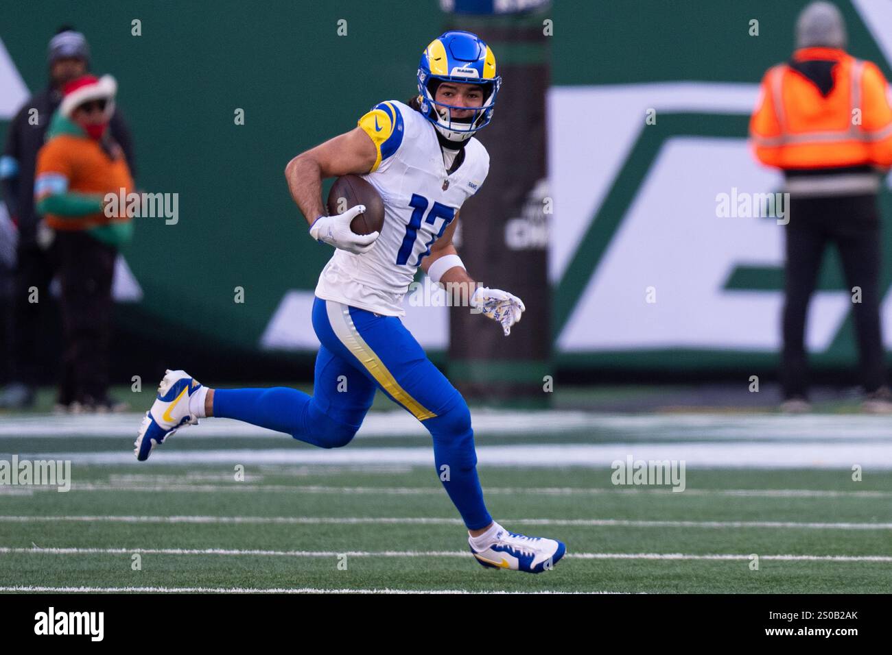 Los Angeles Rams wide receiver Puka Nacua (17) in action during the NFL ...