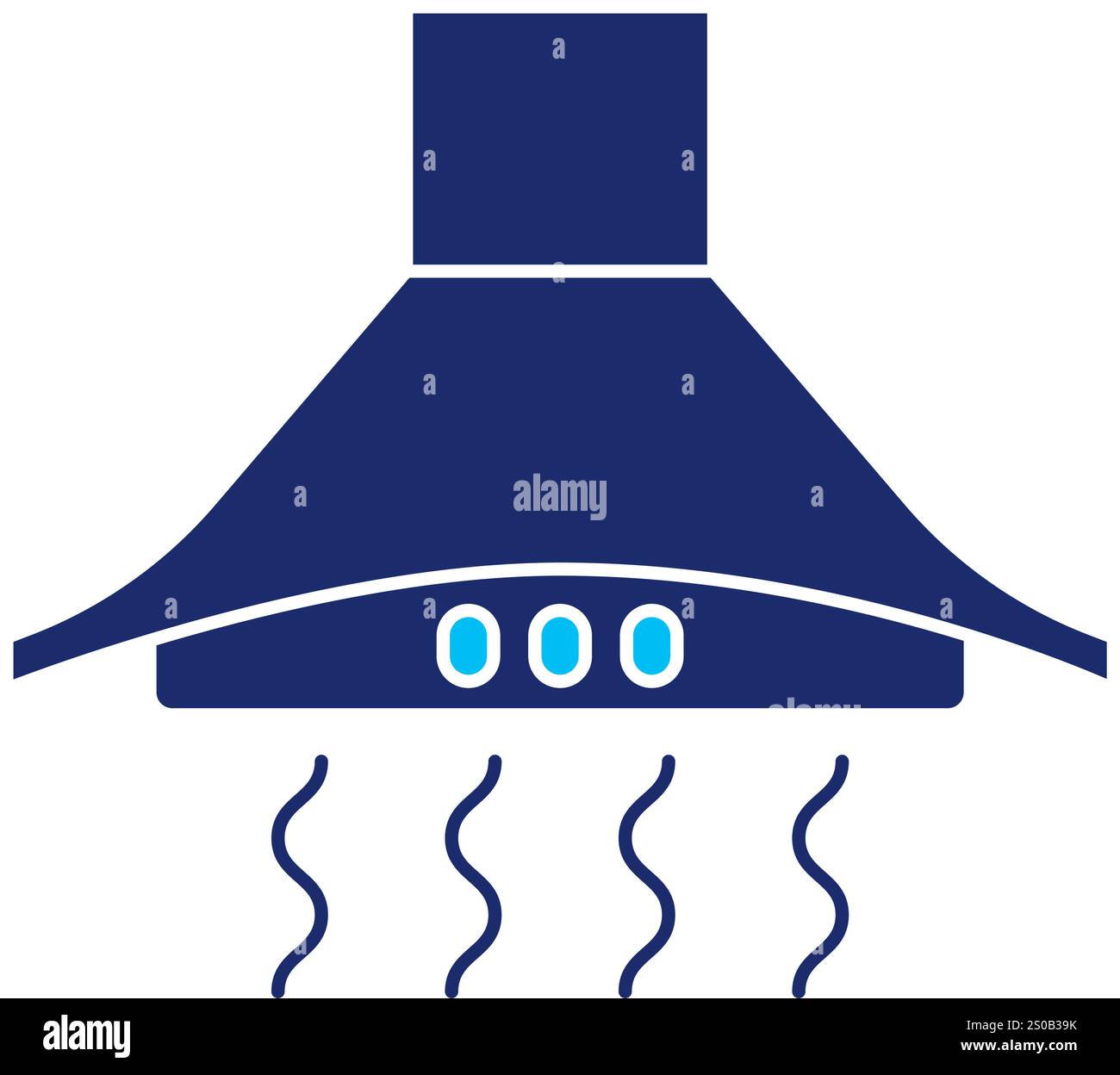 Stainless steel oven hood Stock Vector Images - Alamy