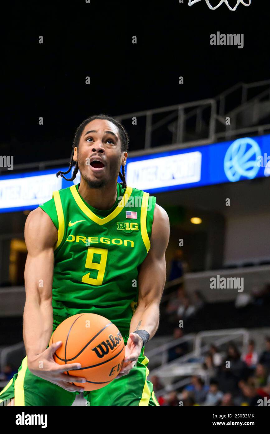 San Jose Ca December 21 Oregon Ducks Guard Keeshawn Barthelemy 9