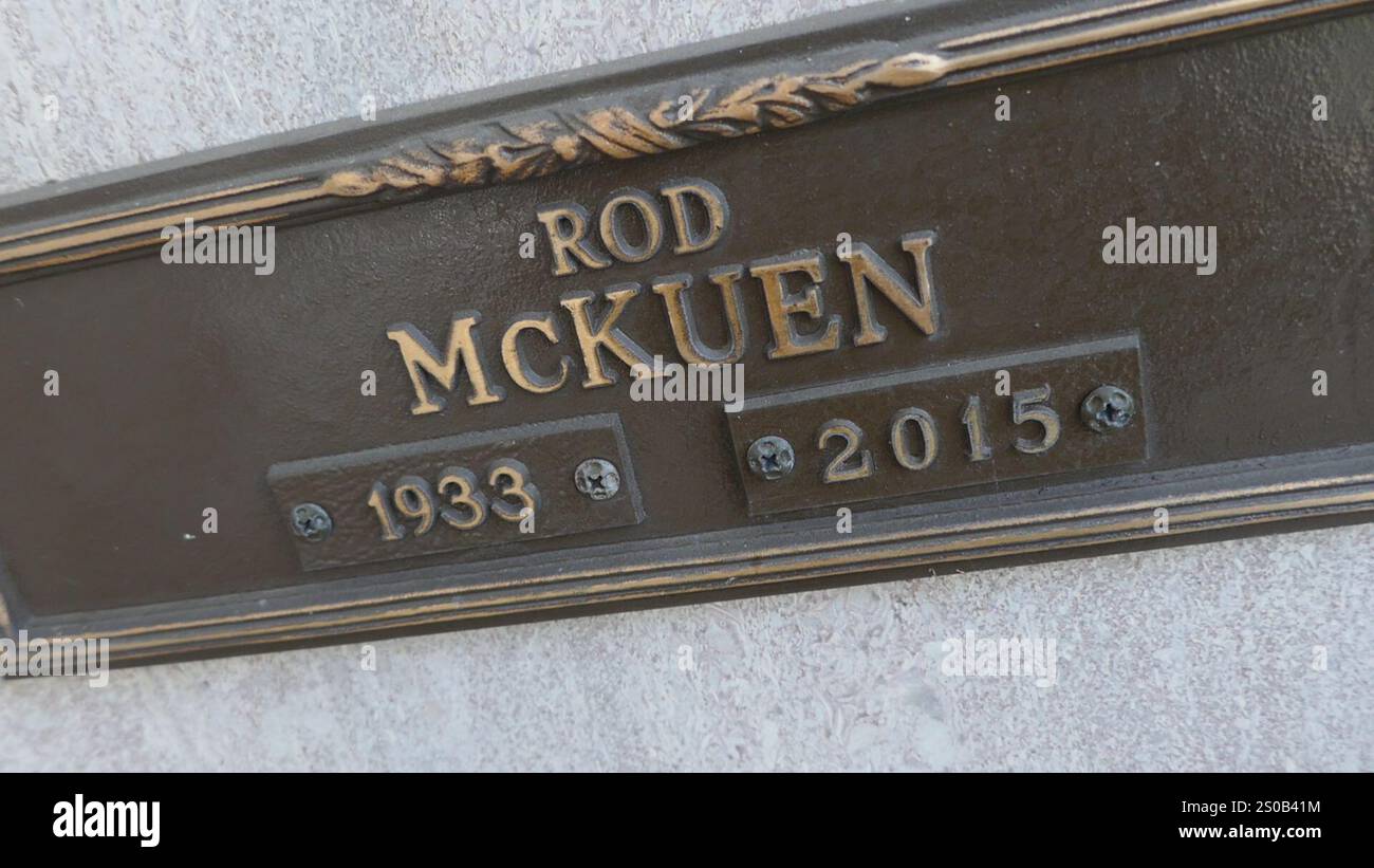 Los Angeles, California, USA 26th December 2024 Poet/Singer Rod McKuen ...