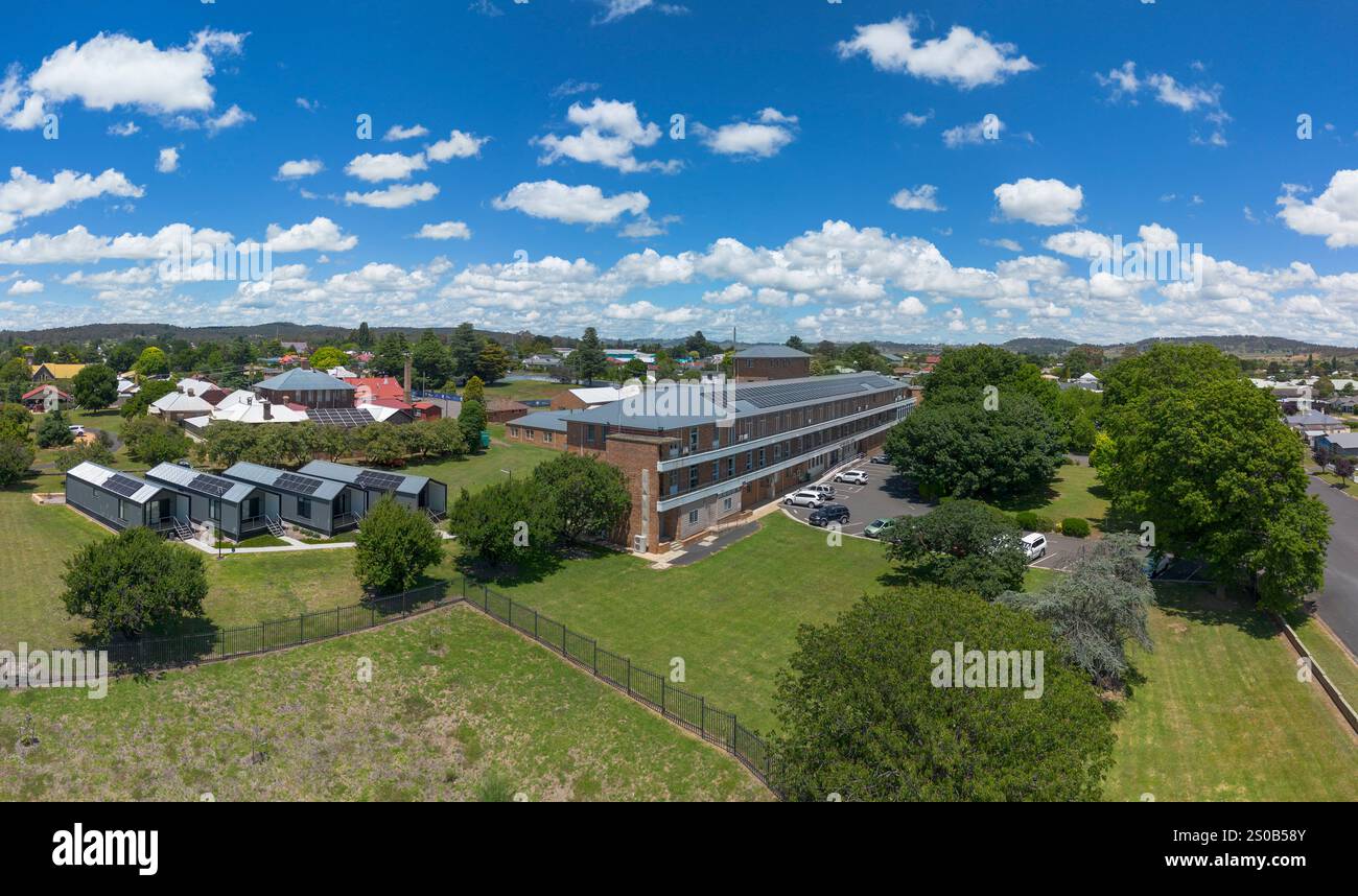 Aerial view of the Hospital at Glen Innes, New South Wales, Australia Stock Photo - Alamy