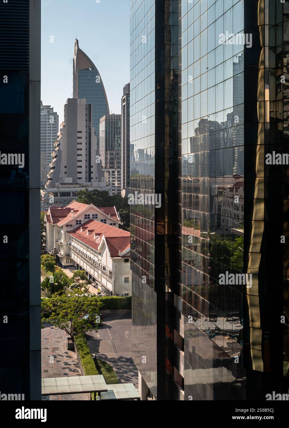 Bangkok, Thailand 23 Dec,2024 - Beautiful historic building of Little Chapel (Wat Noi) inside ...