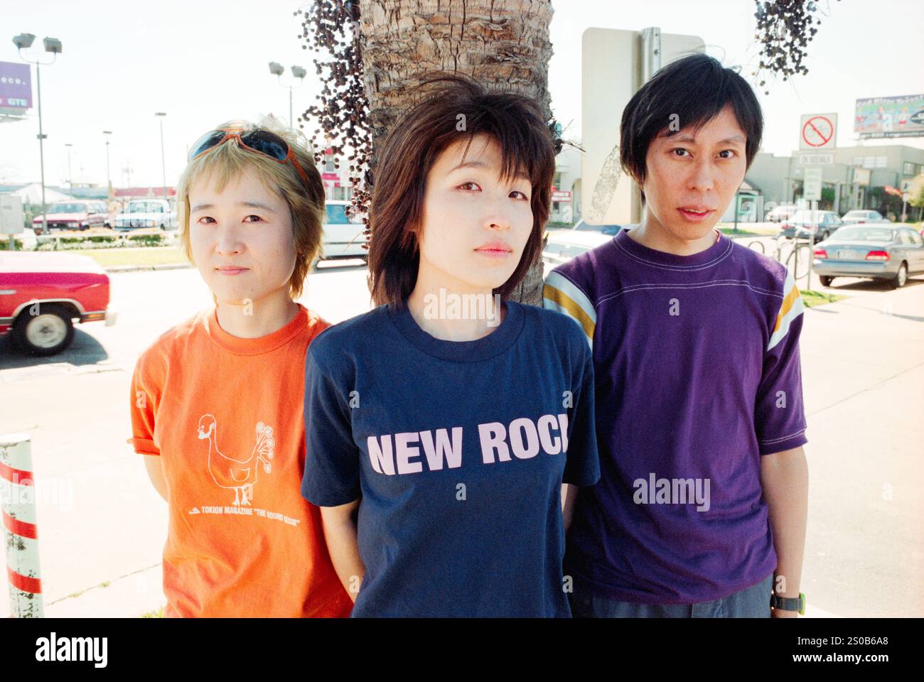Portrait of Japanese band Buffalo Daughter, photographed in Austin ...