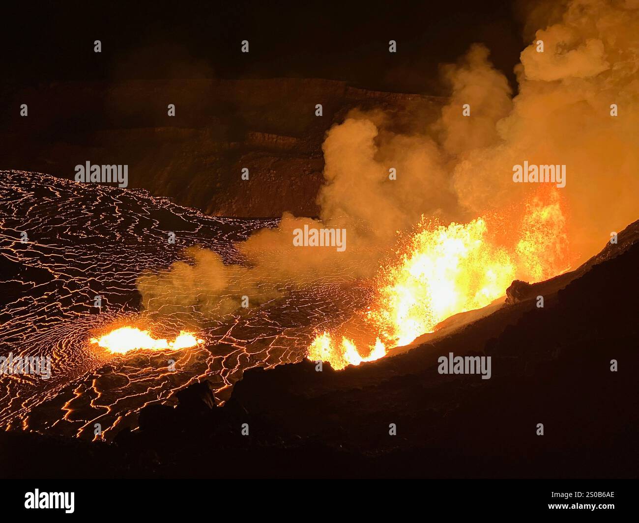 Big Island, Hawaii, USA. 23rd Dec, 2024. One of the world's most active ...