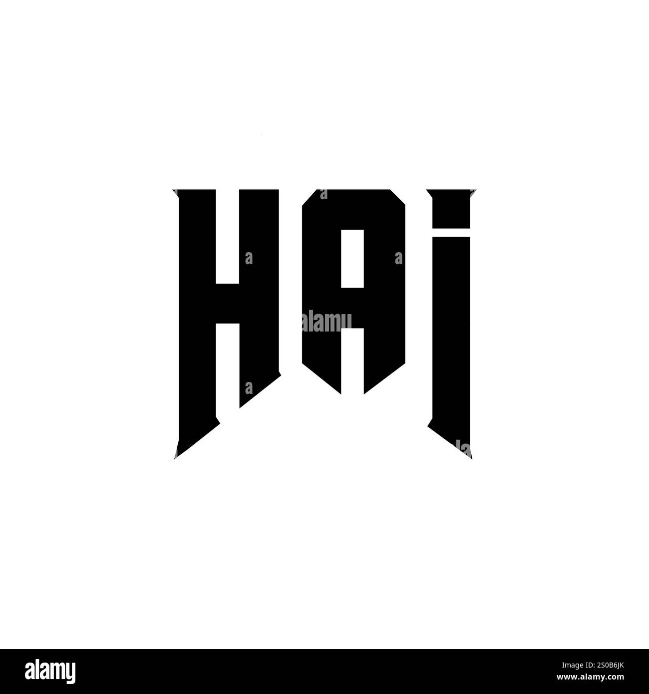 Hai logo design Stock Vector Images - Alamy