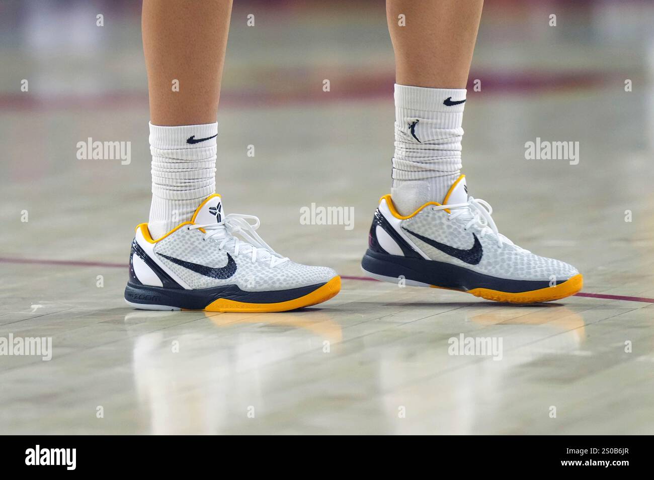 The Nike Kobe Bryant shoes worn by Southern California Trojans guard ...