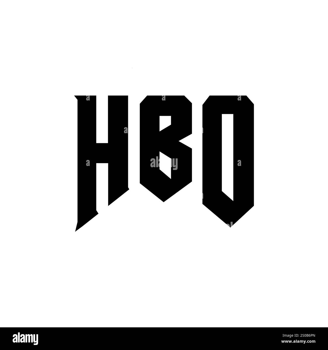 HBO letter logo design for technology company. HBO logo design black ...