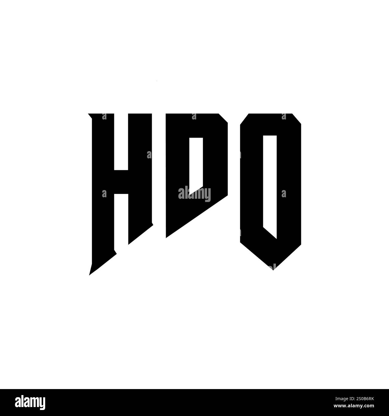 HDO letter logo design for technology company. HDO logo design black ...