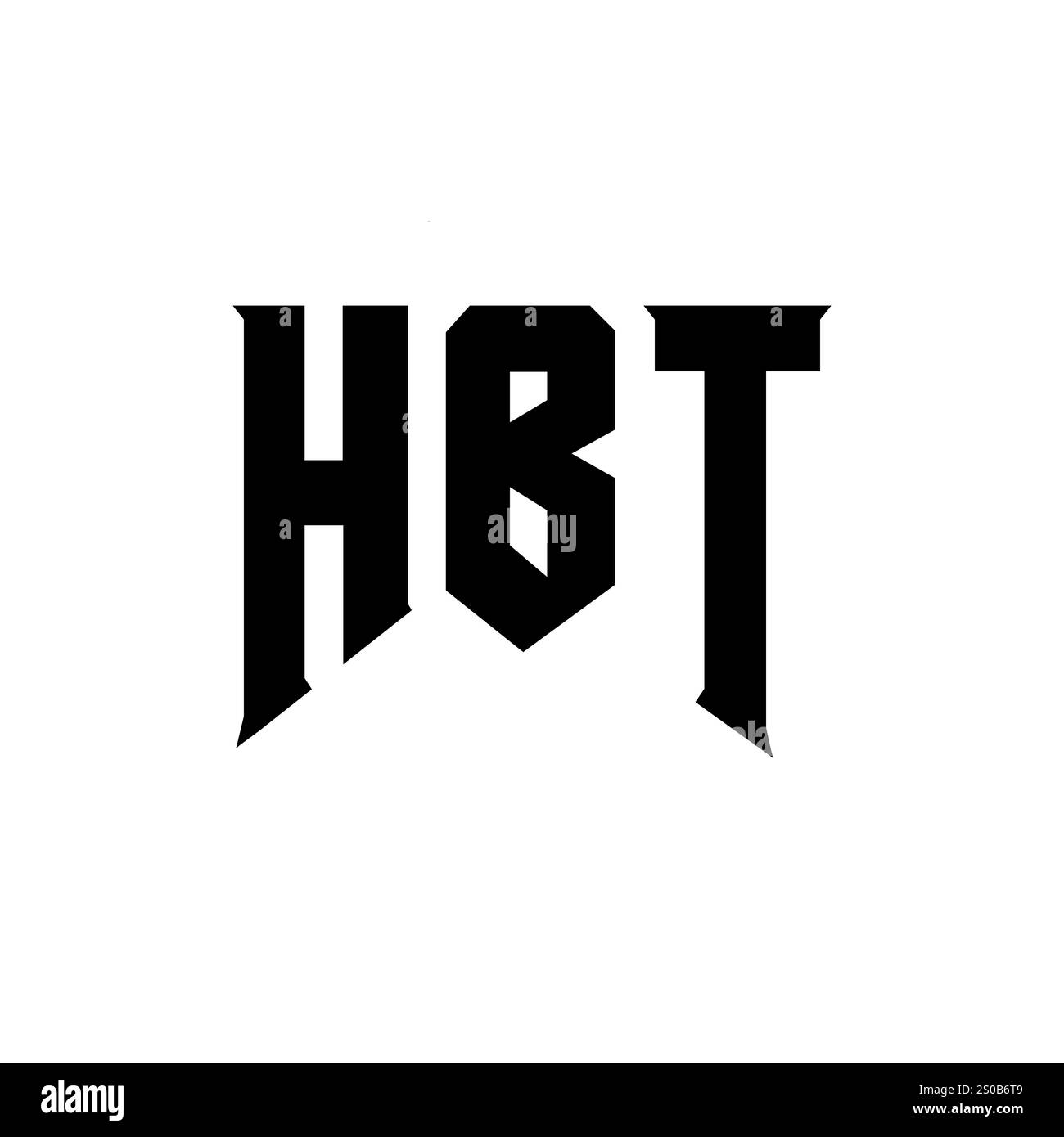 HBT letter logo design for technology company. HBT logo design black ...